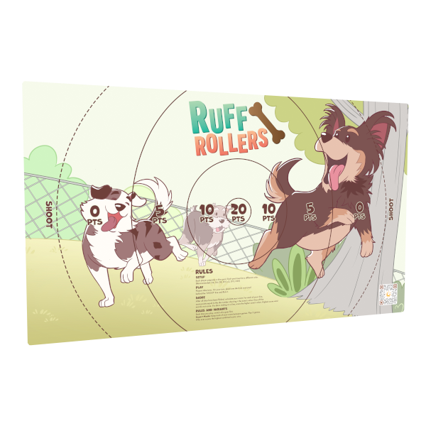 Ruff Rollers + Dice Bundle (Family Game) – Solis Game Studio